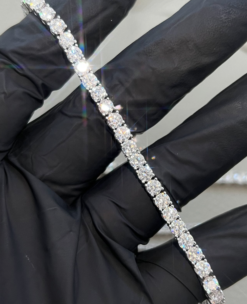 2mm S925 Moissanite Tennis Bracelet – BasniloveJewels